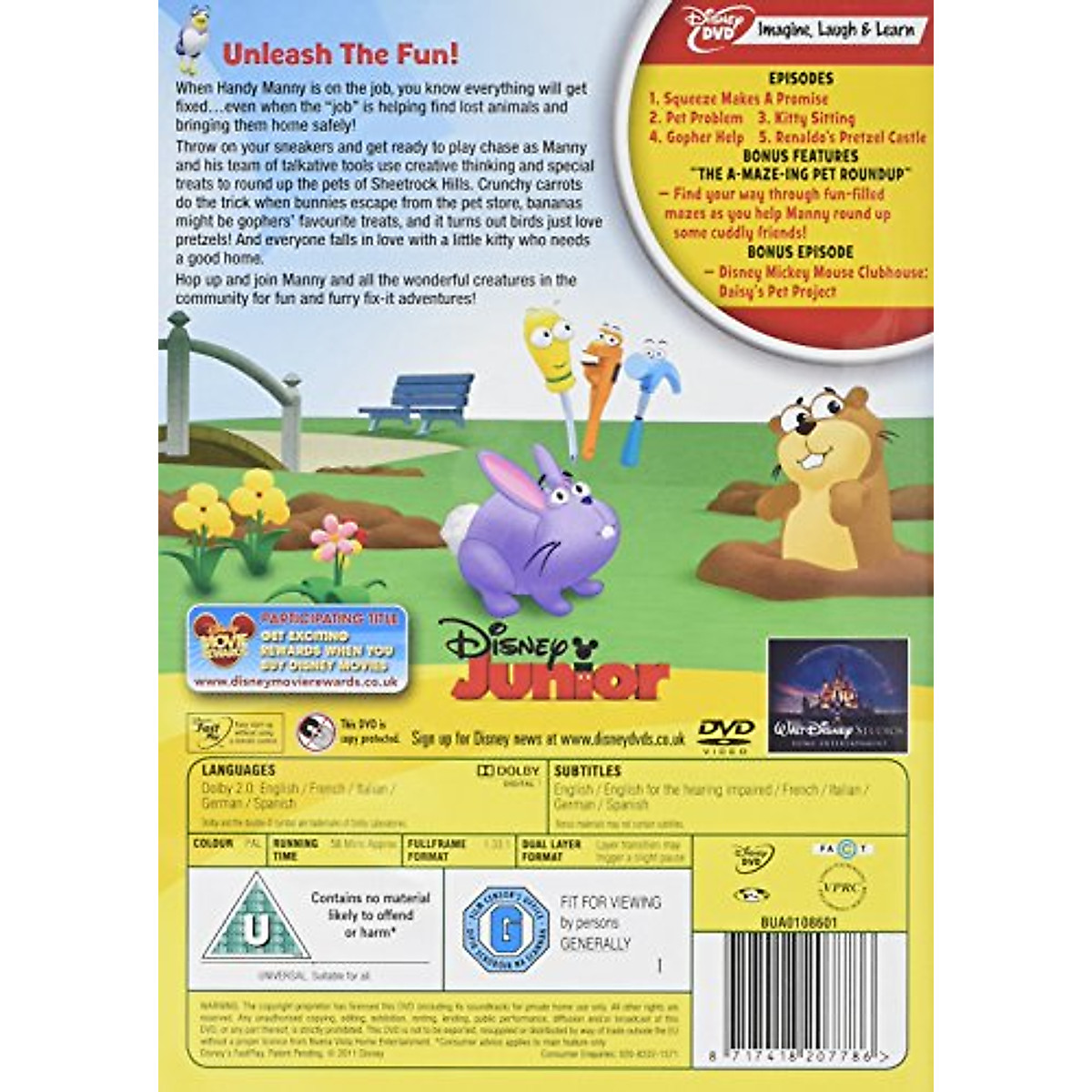 Handy Manny - Manny's Pet Round Up [DVD]