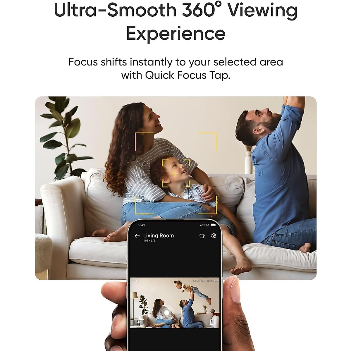 eufy Indoor Cam E30, Latest Generation, 4K UHD Security Camera, Pet/Dog/Baby Camera with Phone app, Color Night Vision, Human/Pet Auto Tracking, 360 Pan-Tilt, Works with Homekit