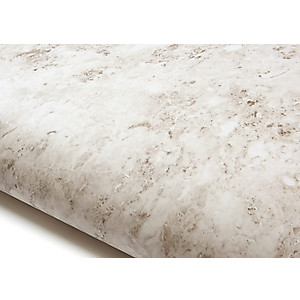 ROSEROSA Peel and Stick PVC Marble Self-Adhesive Wallpaper Covering Counter Top Shelf Liner Matte Oman (PMS4138 : 2.00 Feet X 6.56 Feet)