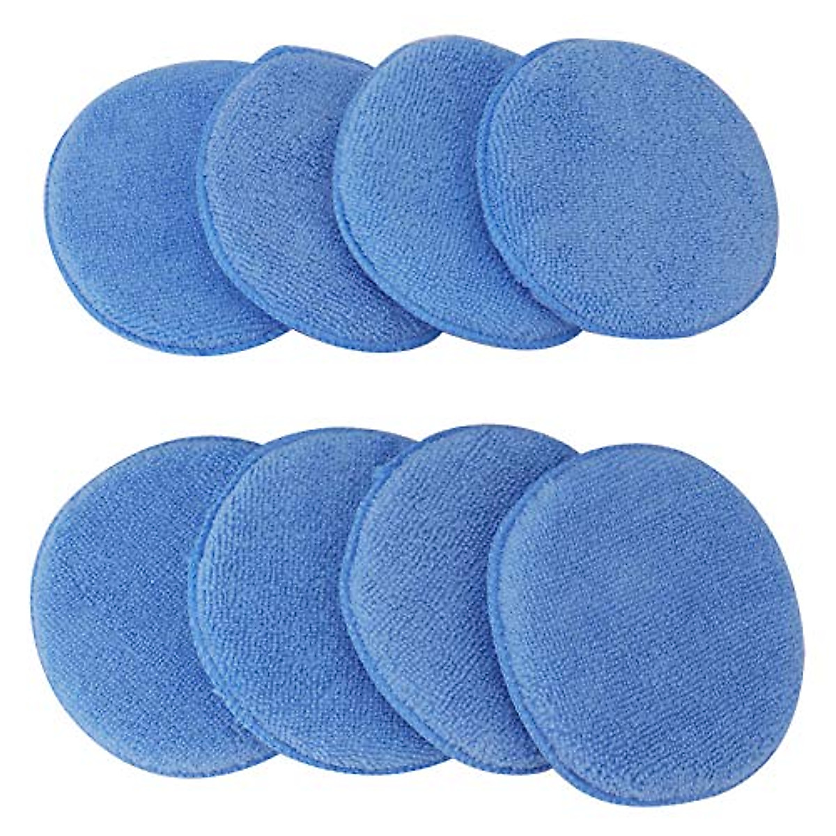 Fasmov Microfiber Applicator Pads Wax Applicator-20 Pack, Blue