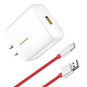 Warp Charger 65W for OnePlus 9R/9RT 5G/9/9 Pro, OnePlus Charger Warp Charge for OnePlus Nord 2 5G/8T/8T+ 5G,USB Wall Plug Block Replacement with Warp Charging USB A to C Cable（3.3ft）