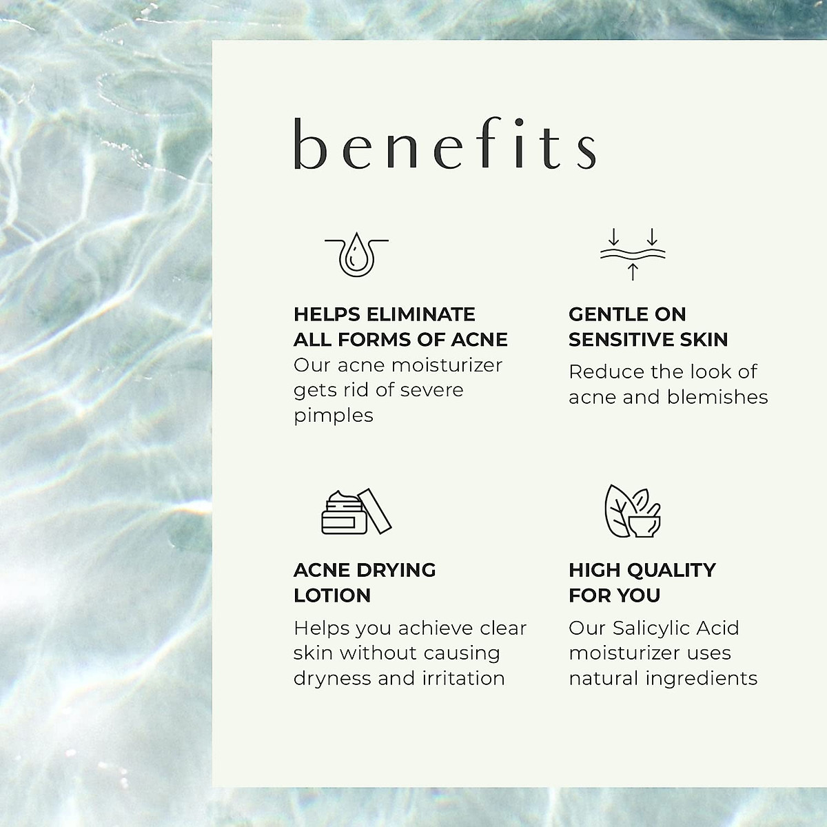 Ayadara Warrior One (0.5oz) Acne Spot Treatment with 2% Salicylic Acid, Cystic and Hormonal Acne Cream, Acido Salicilico Acne Spot Treatment for Face, acne Cream for Adults and Teens, 150+ Uses