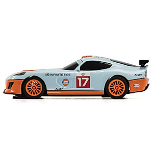Scalextric Team GT Lightning - Team GT Gulf 1:32 Slot Race Car C3840