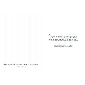 Boxed Greeting Cards - Christian Anniversary Cards with Envelopes - Anniversary Blessings - KJV Scripture - Package of 12