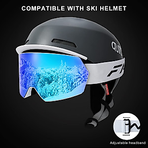 FMY Snowboard Goggles - Snow Ski Goggles for Men Women Adult Youth