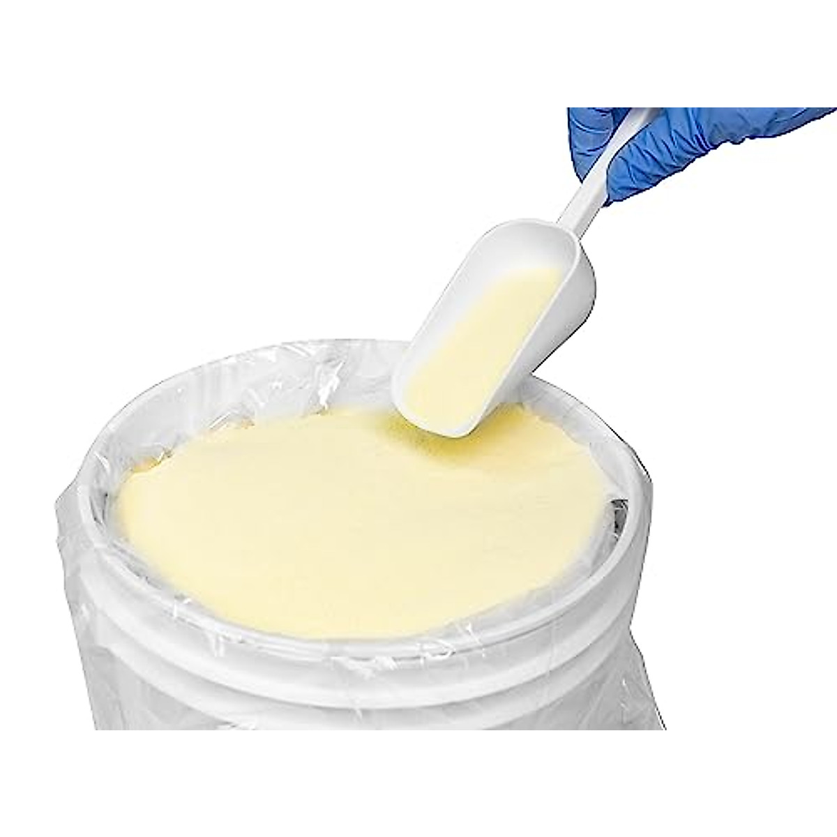 Standard Lab Sampling Scoops, 4 oz. Capacity, Polystyrene, Non-Sterile, Disposable, White (Pack of 10)