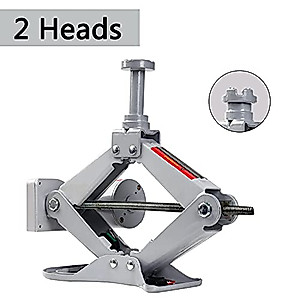 Mautyke Electric Car Jack Kit - 3 Ton Auto Scissor Car Lift Jack Portable Air Floor Jack Automatic Trailer Jack Stand Emergency Tire Repair Tool Kit