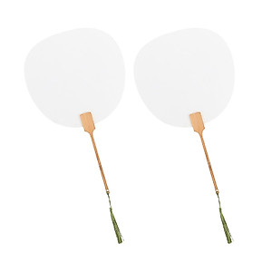 VICASKY 2 Pcs Fan DIY Supply Drawing Accessory