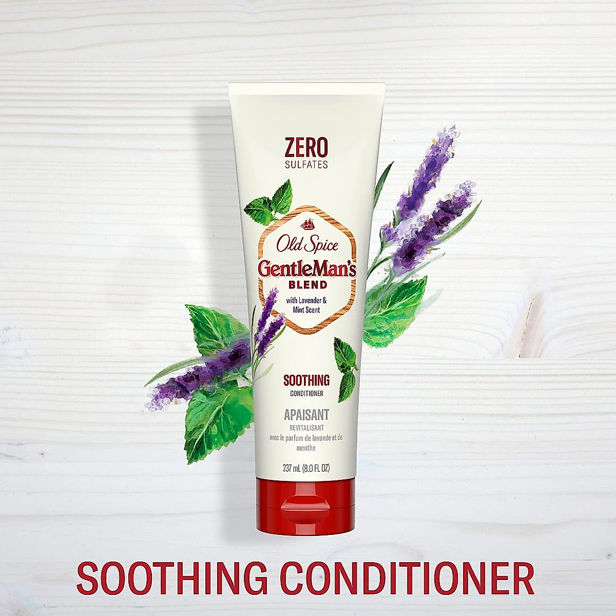 Old Spice Men's Sulfate Free Shampoo and Conditioner Set with Lavender & Mint Scent, Gentleman's Blend (14.8 Fl Oz & 8 Fl Oz)