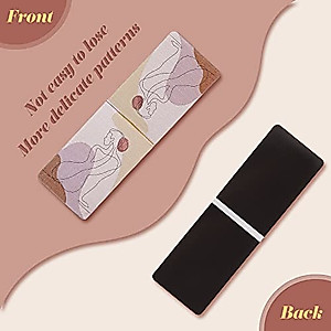 10 Pieces Magnetic Bookmarks for Books, Flower Aesthetic Bookmark Floral Abstract Book Marks Magnet Reading Page Markers Abstract Book Clip Accessories for Women Kid Student