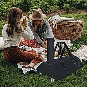 Pizza Oven Cover, Ooni Karu 12 Cover with Universal Portable Oven Cover Outdoor Pizza Oven Heavy Duty Waterproof and Weather Resistant (chimney)