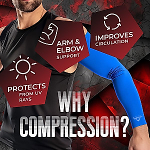 Baseball Arm Sleeve Youth & Adult 1 Pair | Football Basketball Cycling Tennis