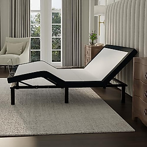 Blissful Nights e4 King Adjustable Bed Frame with Massage, Anti-Snore, Zero Gravity, USB Charging, Under Bed Lights, Wireless Remote Head and Foot Incline