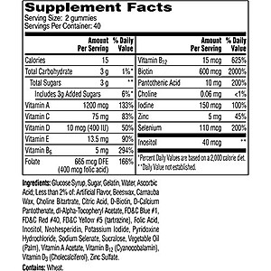 One A Day Men’s Multivitamin Gummies, Multivitamin for Men with Vitamin A, C, D, E, Calcium & More To Support Healthy Muscle Function, Gummies, 80 Count