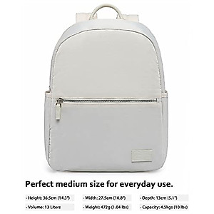 HotStyle OLETHA Backpack Purse for Women, Beige White