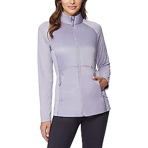 32 Degrees Cool Mixed Media Light weight Jacket (Small) Lavender