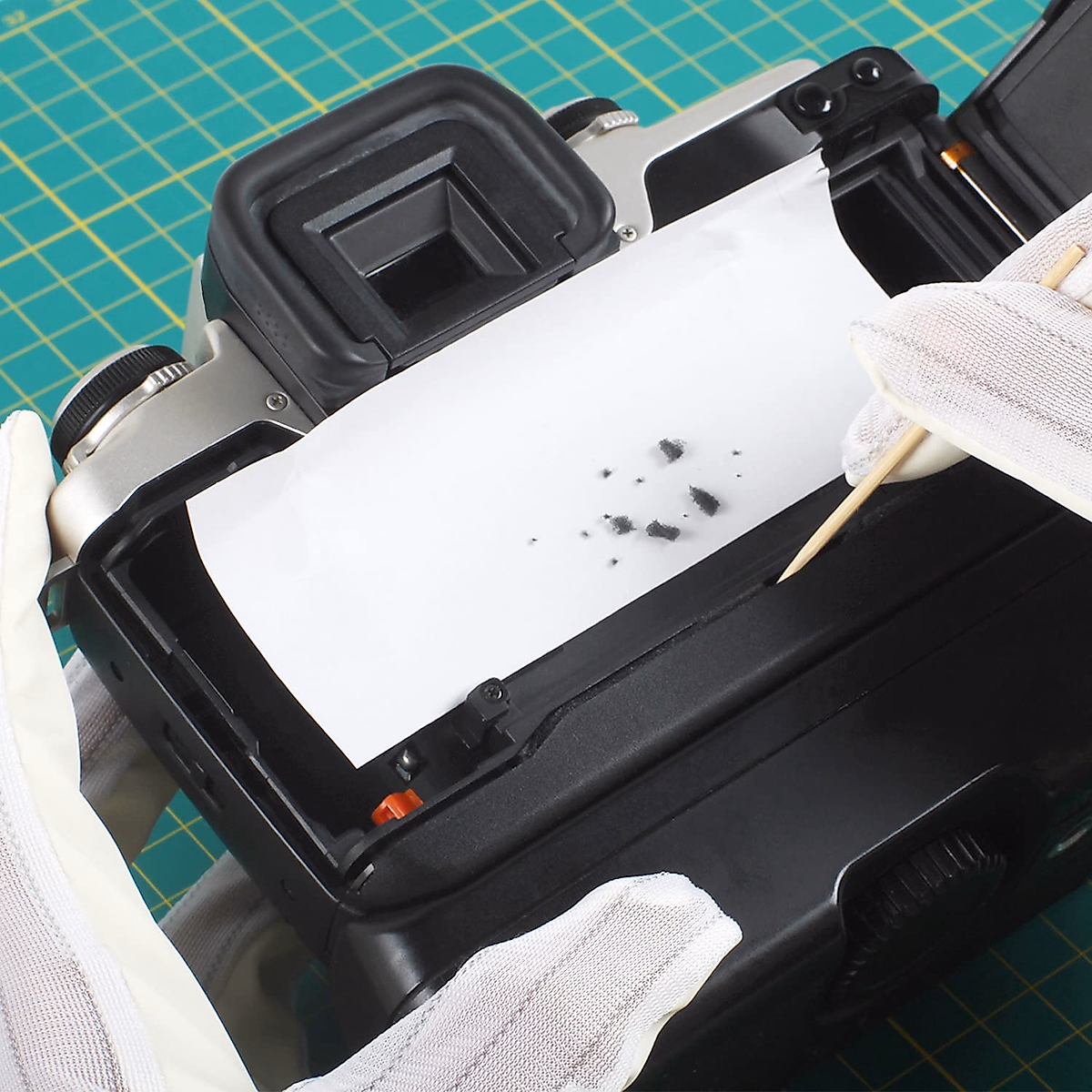 Light Leak Proof Sponge High Density Foam Film Camera Replacement Light Seal Foam with Tongs for 120 135 Film Camera Large Format Camera Film Camera Accessories…