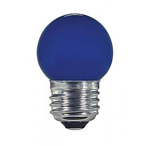 Satco S9162 Medium Light Bulb in Bronze/Dark Finish, 2.31 inches, Blue