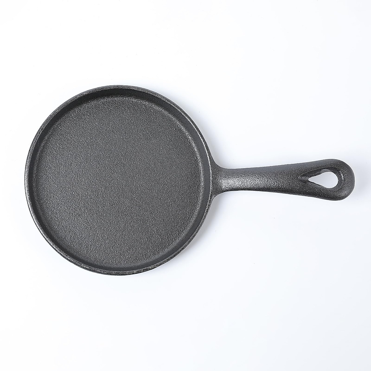 HAWOK Cast Iron Mini Round Griddle-5" Crepe Pan-Pre-Seasoned Skillet Set of 6…