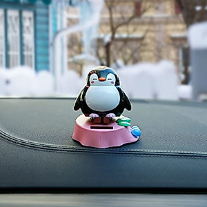 YGMONER Halloween Solar Dancing Turkey Pumpkin Base Car Dashboard Bobble Head Turkey Dancer Decorations Shaking Body