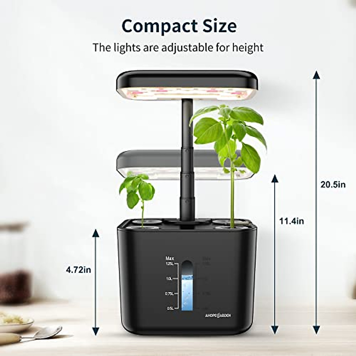 Ahopegarden Indoor Garden Hydroponic Growing System with Seed Pod Kit