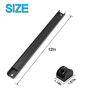 Magnetic Tool Holder Strip - Alloy Steel 5 Pack, Heavy Duty Tool Organizer Magnetic Strip, Tool Magnet Bar For Garage Tool Organization 12 In