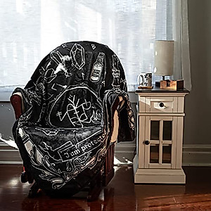 SpellCloth - Protection Magic Blanket, Perfect for Witchy Gifts, Witchy Room Decor, Wiccan Decor, and Witch Stuff Like Witch Bedding, Witch Throw, and Tapestry for Bedroom