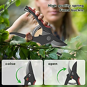 Garden Tool Set Gardening Tools Alloy Steel Hand Tool Garden Tool Sets for Women Kids Starter Kit with Garden Bag, Outdoor Tool, Heavy Duty Gardening Work Set with Ergonomic Handle, Gardening Tools