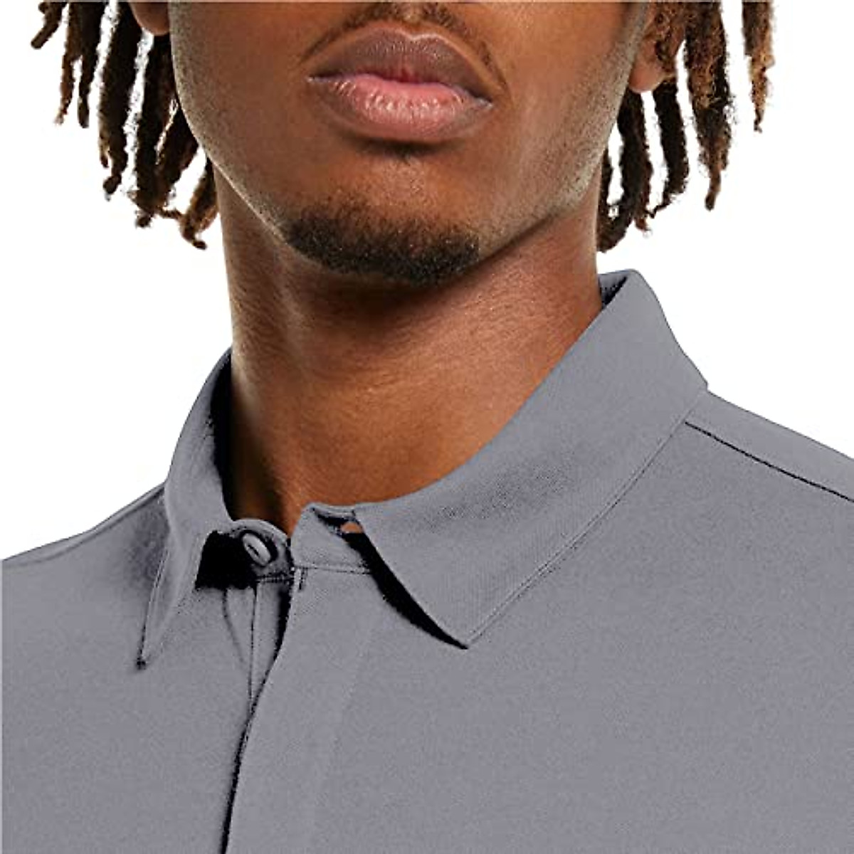Lexiart Mens Athletic Golf Polo Shirts - Long Sleeve Workout Polos Quick Dry T-Shirt