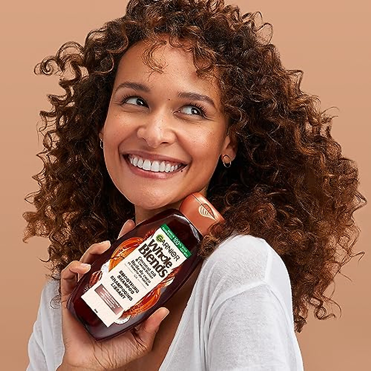 Garnier Whole Blends Conditioner with Coconut Oil & Cocoa Butter Extracts, 22 Fl Oz (1 Count)