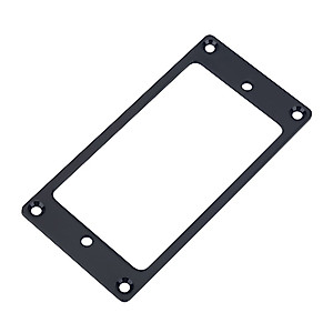 Humbucker Mounting Ring, Metal Pickup Ring, 2pcs Pickup Mounting Rings, Flat Humbucker Mounting Ring for Electric Guitars(black)