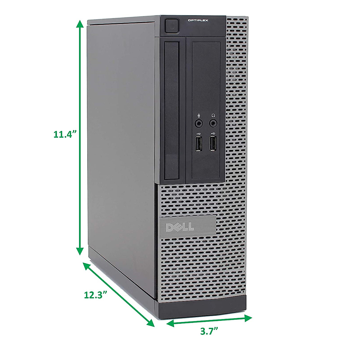 Dell OptiPlex SFF Computer Desktop PC Intel Core i5 3rd Gen Processor | 8GB Ram & 256GB SSD | WiFi & Bluetooth RGB Dual Speakers & Keyboard Mouse New LED 19 Inch Monitor Windows 10 Pro (Renewed)