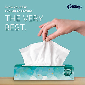 Kleenex Professional Facial Tissue for Business (21400), Flat Tissue Boxes, 36 Boxes / Case, 100 Tissues / Box, 3,600 Tissues / Case
