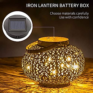 Oagsln 2Packs Replacement Solar Light Parts, Waterproof Solar Light Tops, Decorative LED Solar Panel Lantern Lights for Outdoor Hanging Lanterns Garden Patio Lighting, Warm Light (2.9 inch)