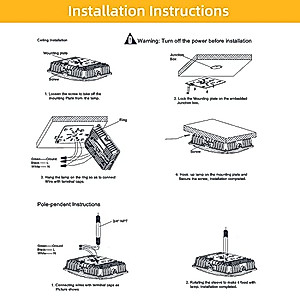 Deojoy Canopy Lights Outdoor LED, Super Bright 5000K Daylight 9.56" x 9.56"，IP65 Waterproof Area Light, AC100-277V, for Gas Station, Garage, Carport, Outdoor Lighting（50W-1P