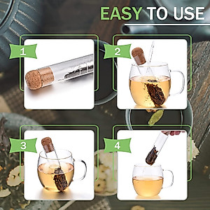 Wood Coffee Cup,Tea Filters,Handmade Tea Mugs,Wooden Drinking Cup for Tea, Beer,Water,Juice,Milk (8)