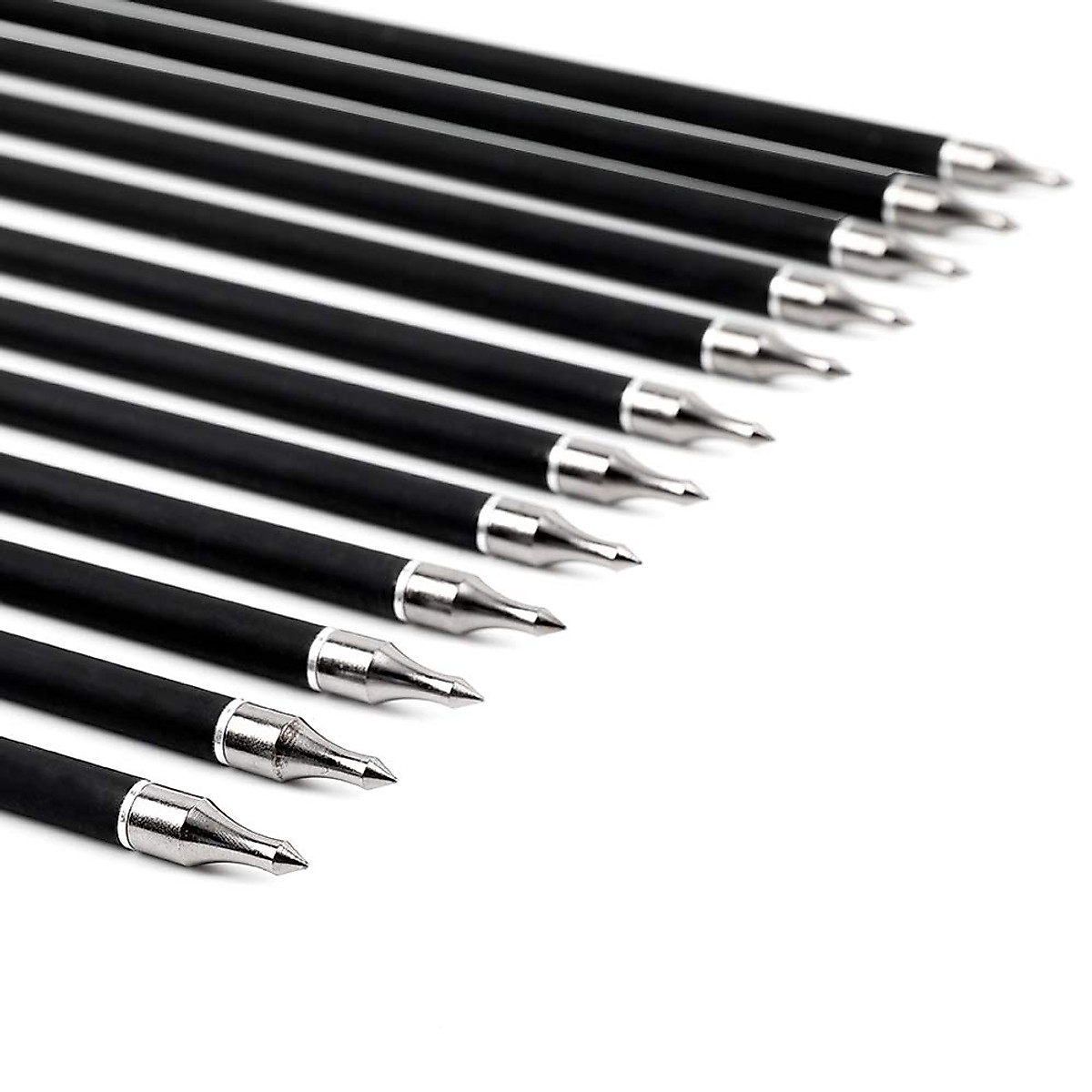 PG1ARCHERY 31-Inch Carbon Arrows Target Practice Hunting Arrow with 4" Shield Fletching spine 500 Arrows for Recurve Bow LongBow Compound Bow Pruple (Pack of 6)