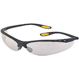 DEWALT DPG58-1C Reinforcer Clear Lens High Performance Protective Safety Glasses with Rubber Temples