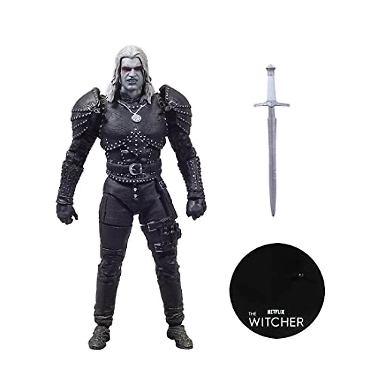 McFarlane Toys Netflix The Witcher Geralt of Rivia Witcher Mode (Season 2) 7" Action Figure with Accessories