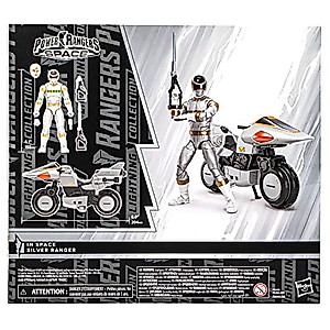 Power Rangers Lightning Collection in Space Silver Ranger 6-inch Action Figure, Toys and Action Figures for Kids Ages 4 and Up