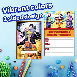 My Smart Choice Happy Choice Nu-To Invitation Cards and Envelopes - Happy Birthday Fill-in +20 Envelopes-Light Weight 230 Gram Post Card Style Invites for Kids Party