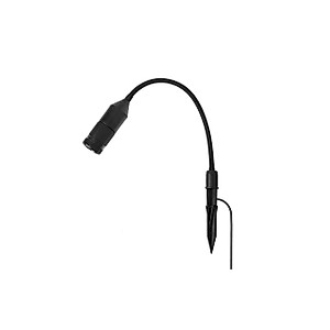 Home Zone Security Solar Spotlights - High Brightness Outdoor Decorative Landscape Solar Spotlight with 10ft. Cable from Light to Panel, 6-Pack ,Black