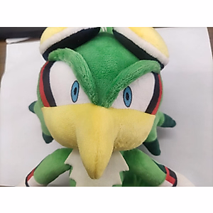 30cm/11.8inch Blood Sonic.exe Plush Toy, Evil Sonic Stuffed Plush Doll, Dark Sonic Plush, from Popular Sonic Games, Green Sonic Toys for Birthday Gifts Game Fan