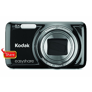 Kodak EasyShare M583 14 MP Digital Camera with 8x Optical Zoom and 3-Inch LCD - Black