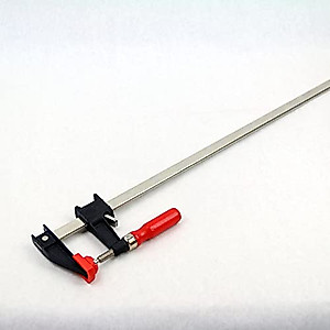 Bessey Clutch Style Bar Clamps - 24 In 600 lb - GSCC2.524- Woodworking Clamps with Ergonomic Handle, Non-Marring Pads, Durable Cast-Iron Jaws & Serrated Rail for Carpentry & Cabinetry