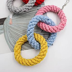 2 Pack Sugar Glider Hanging Three-Ring Climbing Toys, Colorful Sugar Glider Swing Toys, Sugar Glider Hamster Rats Toys, Cage Accessories for Sugar Glider Ferret Hamster Squirrel Chinchilla Parrots