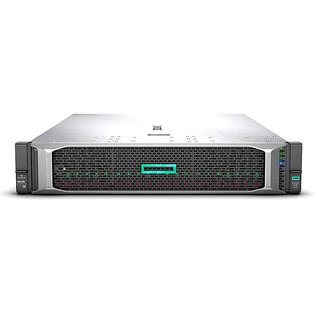 HP ProLiant DL385 Gen10 Business Server Bundle with 2 EPYC 7302 16 Core 3.0GHz CPU, 64GB RAM, 7.68TB Enterprise SSDs, RAID, Rail Kit, Win Server 2019