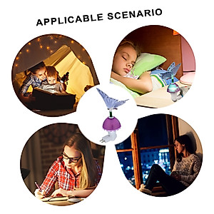 Hemobllo Butterflies Visual Lamp 7 LED Lamp 3D Night Light Lamp LED Lamp for Bedroom