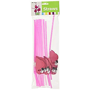 Flamingo Straws (1 dozen)