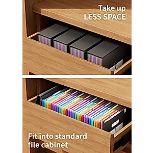 ABC life 26 Pockets Accordian File Organizer Keeper/Expanding Filling Box Letter A4 Size/Expandable File Folder/Plastic Accordion Document Paper Bill Receipt Organizer with A-Z Alphabetical Tabs